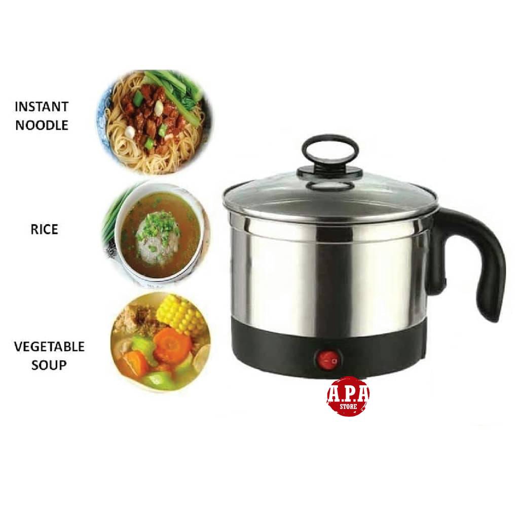 APA Mini 14cm Electric Fast/Slow Cook Egg Boiler Food Stainless Steel ...