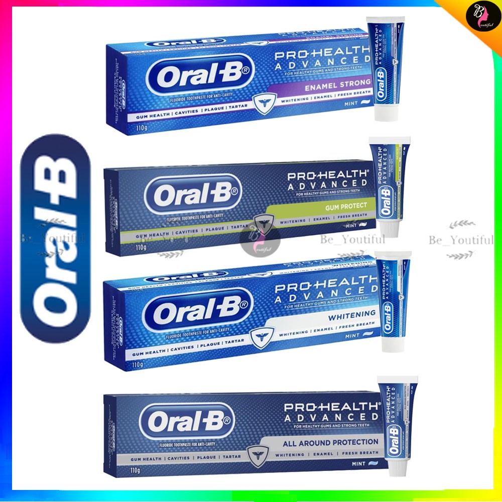 Oral B Pro Health Advanced Toothpaste 110g Enamel Strong/Gum Protect ...