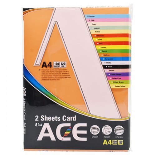 ACE A4 2 SHEET CARD 120GSM (100 pcs) | Shopee Malaysia