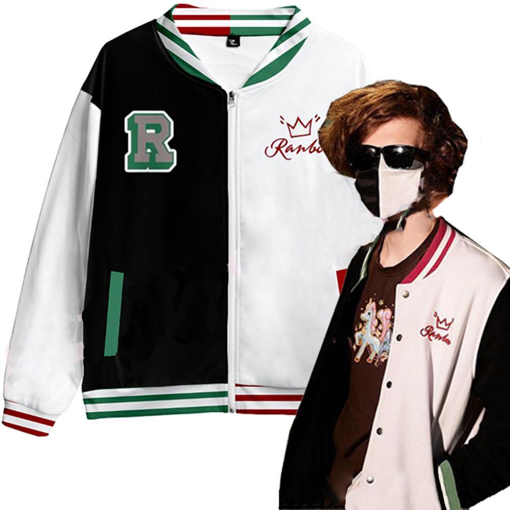 Ranboo New Logo Dream Team SMP 3D Print Jacket Men/Women Baseball ...