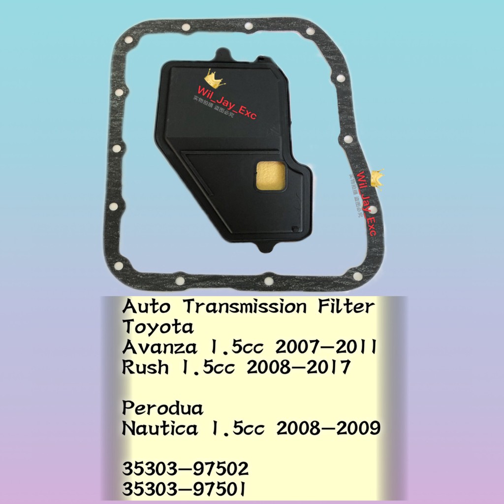 AUTO FILTER 35303-97502 TOYOTA AVANZA 1.5CC,RUSH 1.5, NAUTICA 1.5 AUTO ...