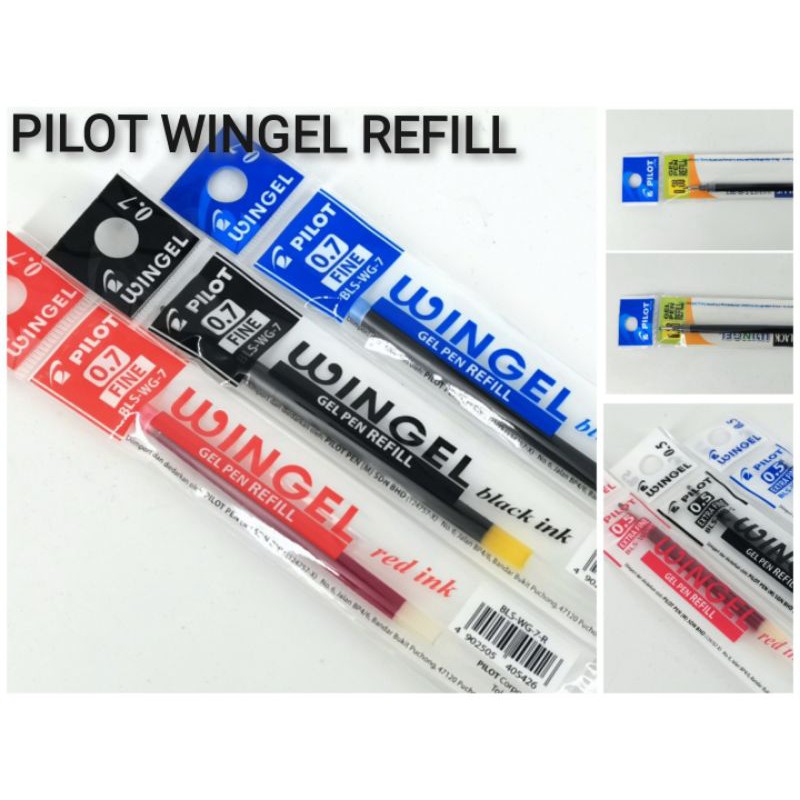 Pilot Gel Ink Refill For WINGEL Fine Tips 0.38mm/0.5mm/0.7mm | Shopee ...