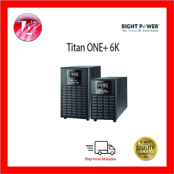 Right Power Titan ONE+ Series (Titan ONE+ 6K) | Shopee Malaysia