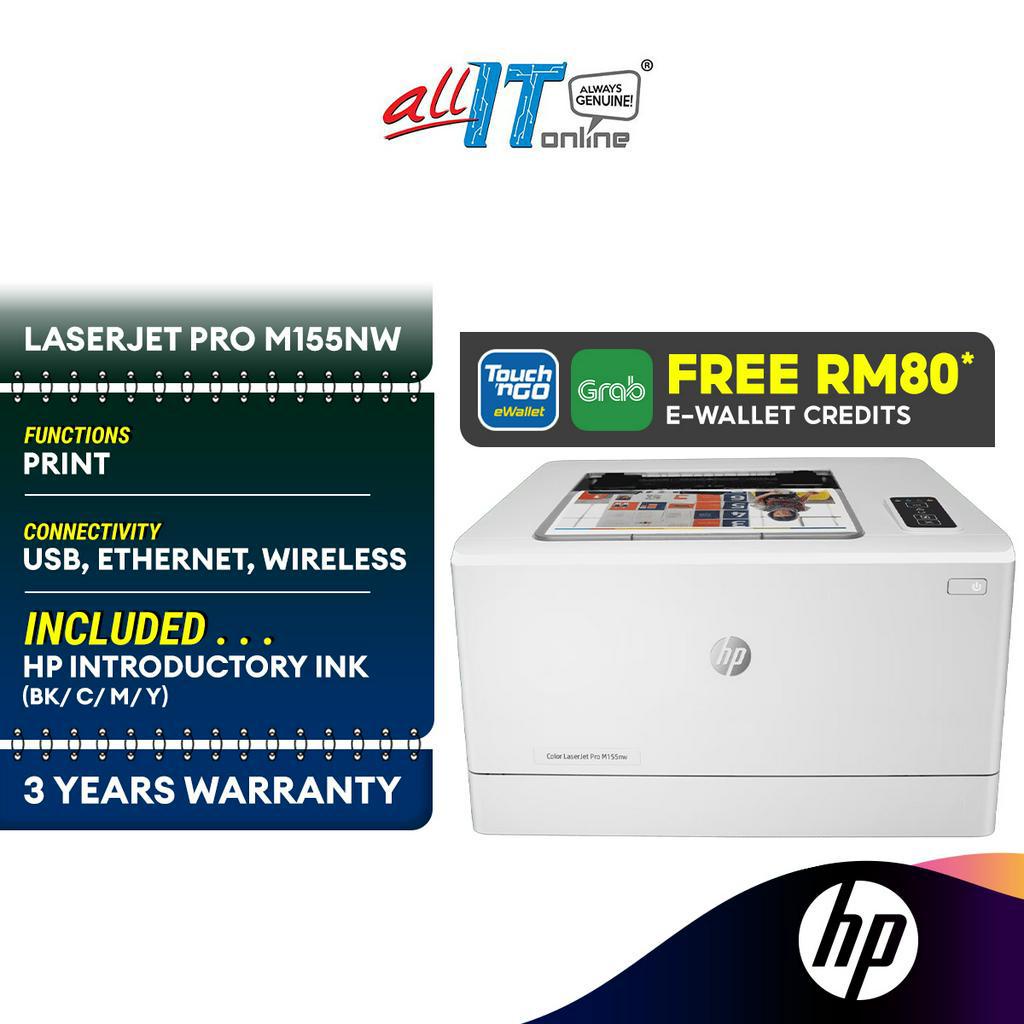 HP Color LaserJet Pro M155nw Printer (USB, Wi-FI, Ethernet) - 7KW49A ...