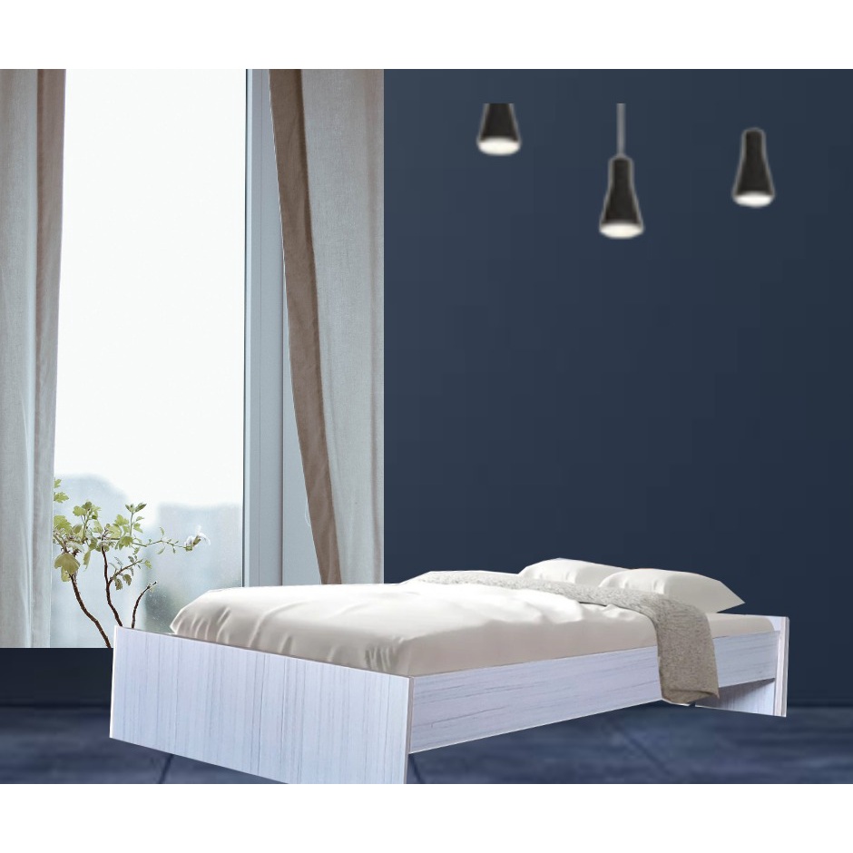 [Mr 99 Furniture]Divan Single Bed Frame/ Home Wooden Furniture Bedroom ...