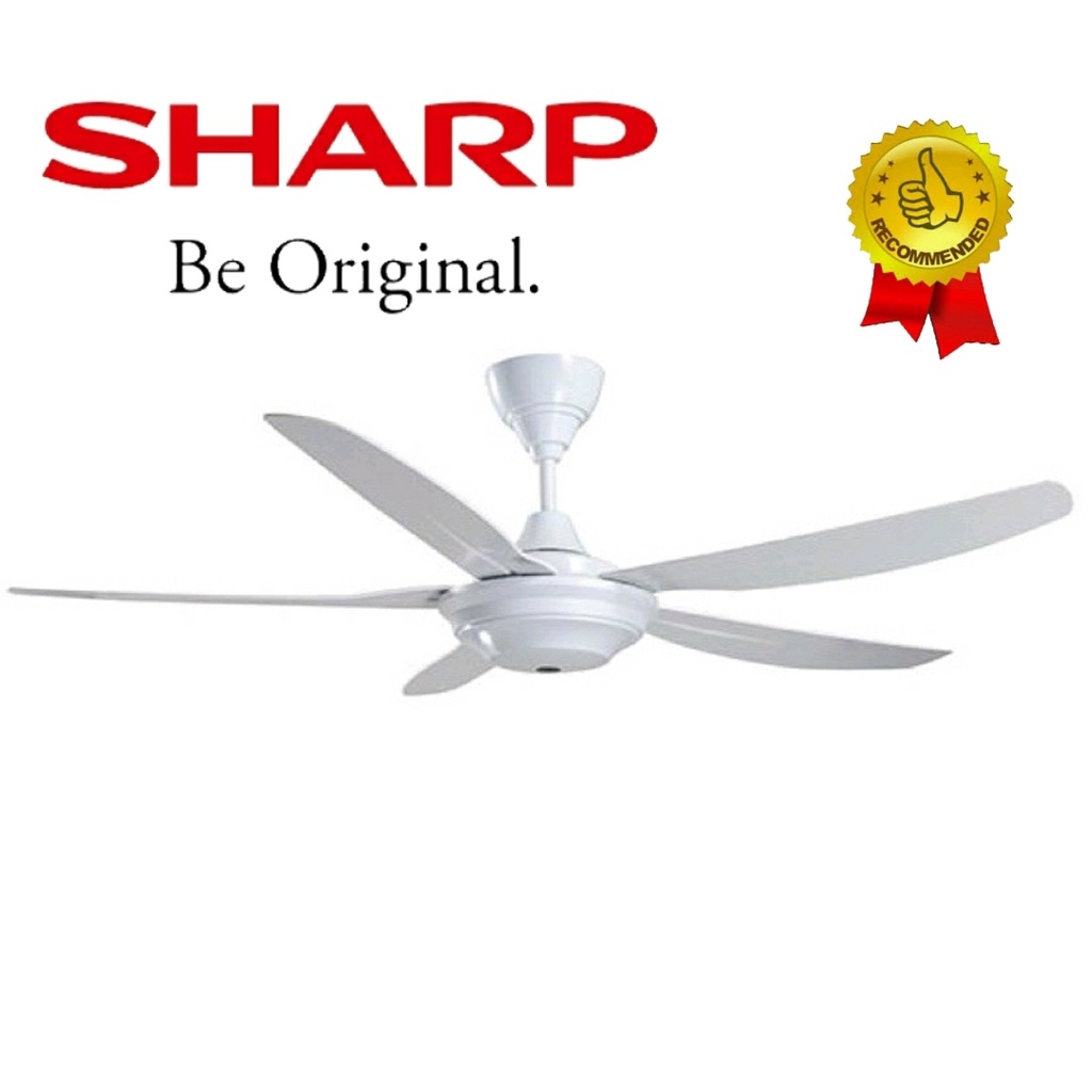 Alpha AX828-5B(WH) 56" Inch Sharp PJC116BK Ceiling Fan 56" With 3 Speed ...