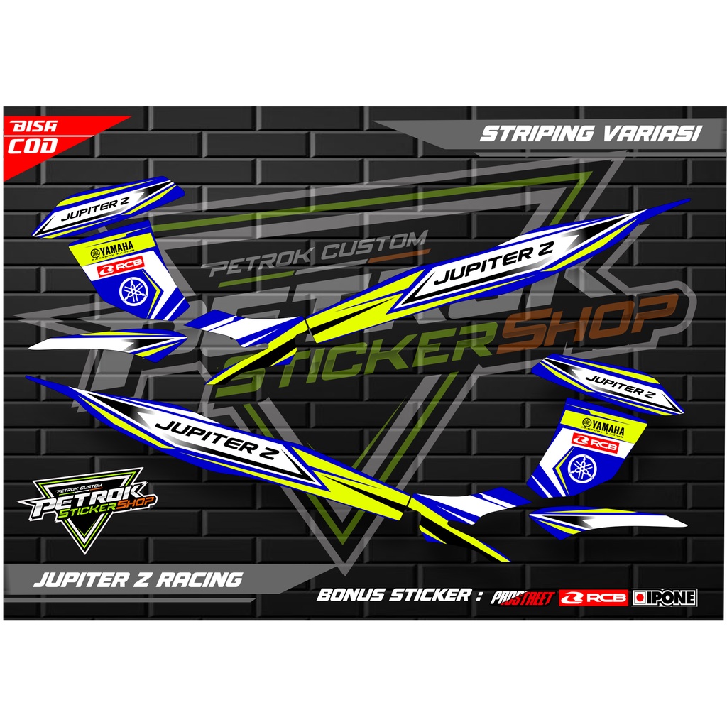 Striping Variations Jupiter Z Racing Sticker Hologram List Jupiter Z ...