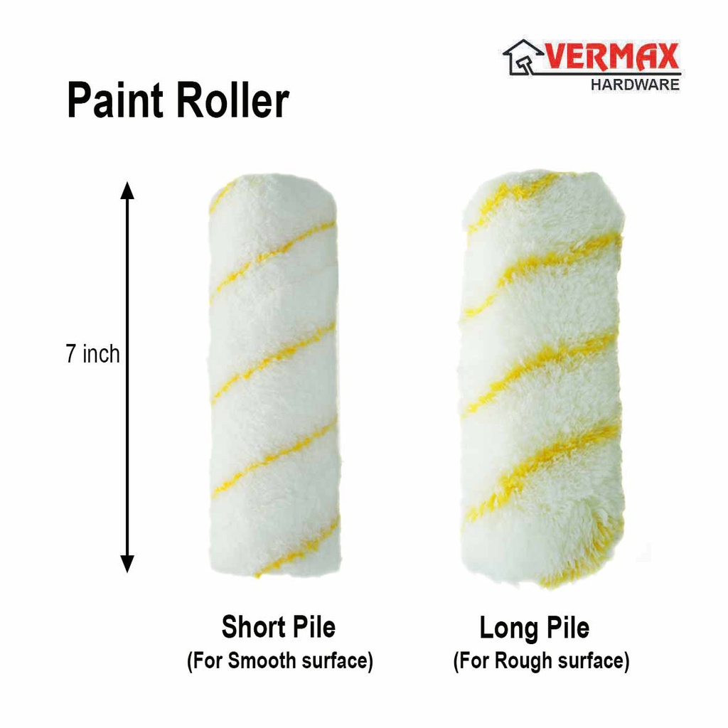 Paint Roller Refill 7" / Paint Roll Replacement White Yellow Green ...