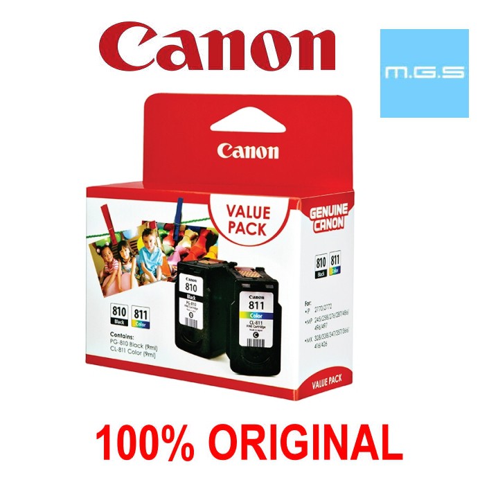 CANON PG810 + CL811 VALUE PACK ORIGINAL INK CARTRIDGE | Shopee Malaysia