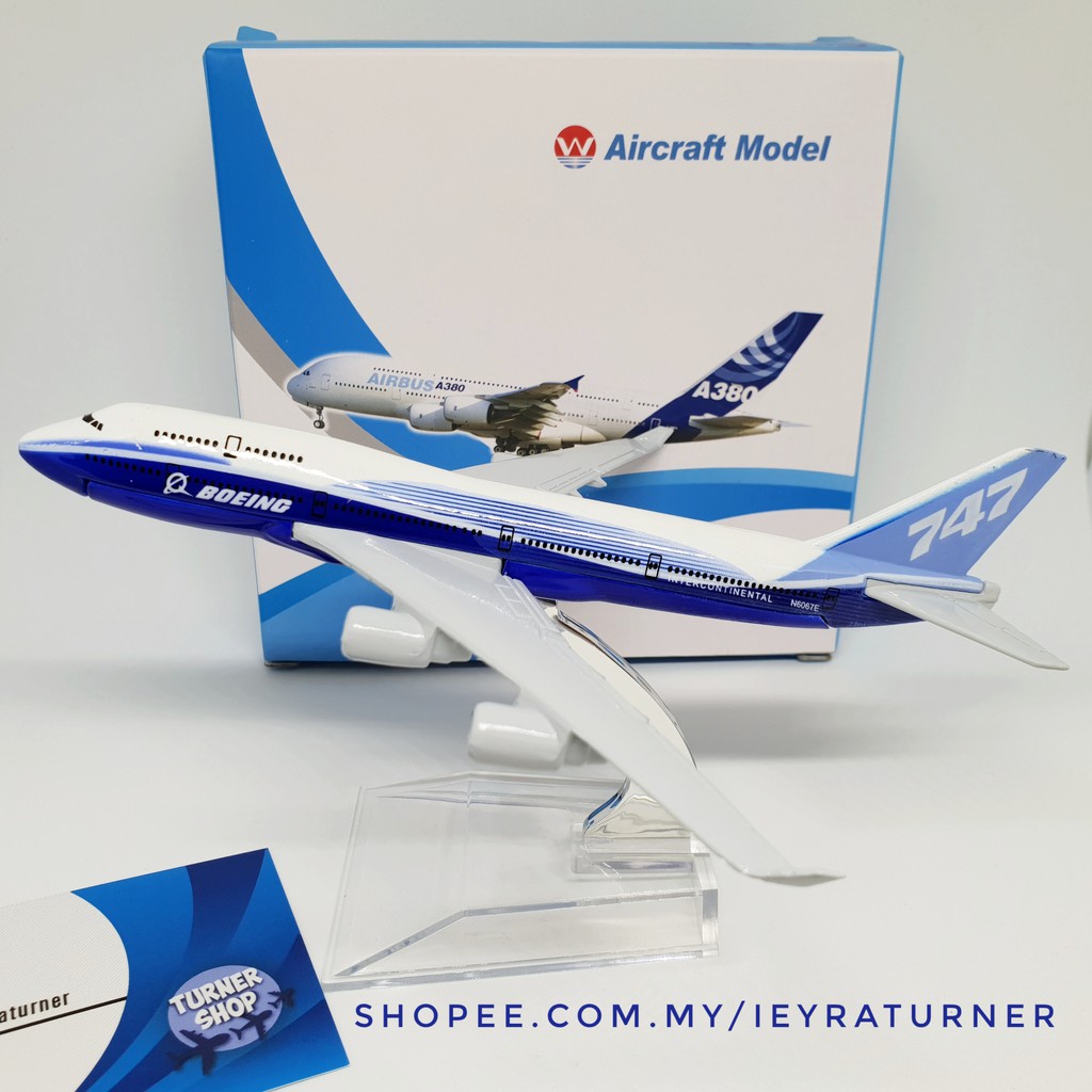 Boeing 747 Dreamliner Aircraft Model 16cm Die-cast Metal Airplane ...