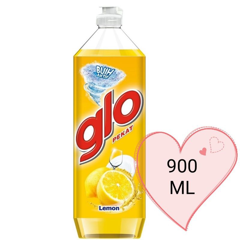 🔥🔥Ready stock 🔥🔥Glo Lemon Dishwash (Yellow) 900ml | Shopee Malaysia