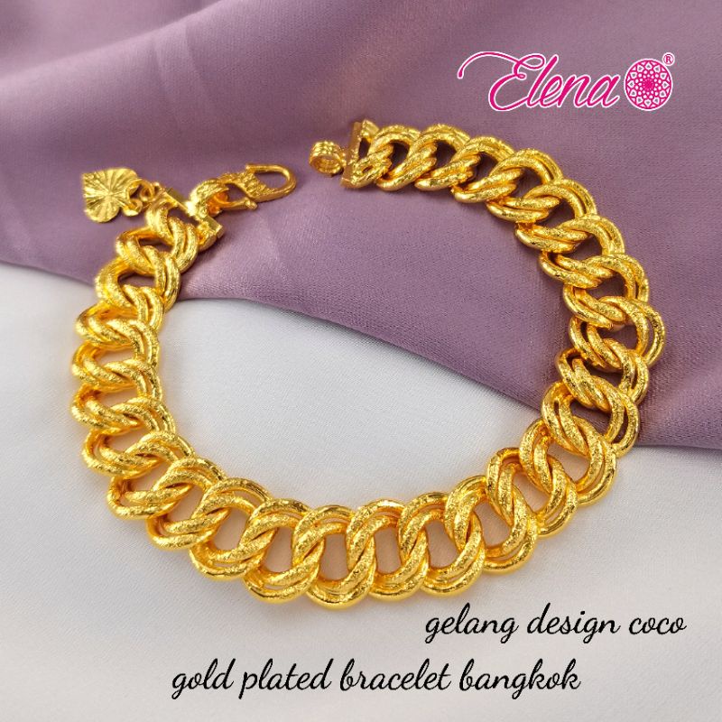 Elena Virul Emas Bangkok - Gelang Tangan Dewasa Design Coco ( ETB301 ...