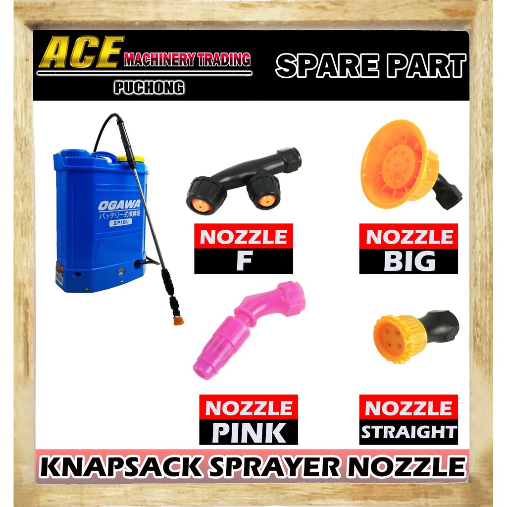BATTERY SPRAYER NOZZLE KEPALA PAM RACUN Koshi FST Victa Kaba Ogawa ...