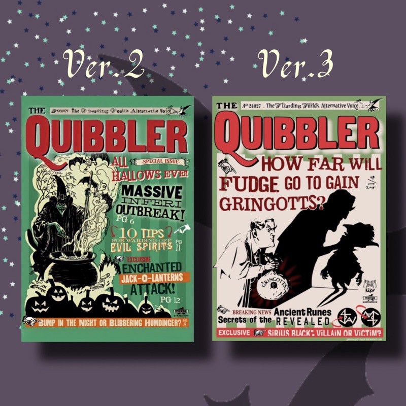 Quibbler Magazine | Ver 2 & Ver 3 | Harry Potter | Shopee Malaysia