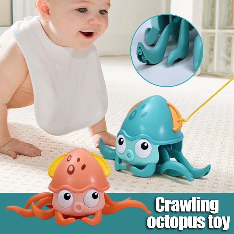 COD Tiktok Clockwork Toy Octopus Toy Bath Toys Water Toys Children's ...