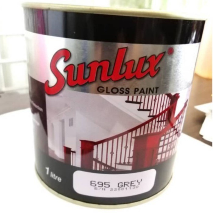 SUNLUX GLOSS PAINT 1LT (CAT MINYAK,KAYU,BESI) | Shopee Malaysia
