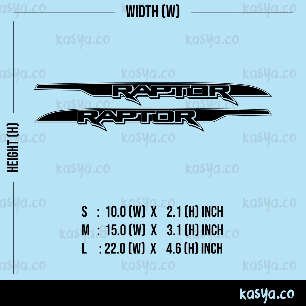 RAPTOR vinyl sticker cutting | Shopee Malaysia
