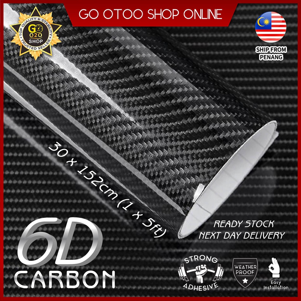 6D Carbon Fiber Sticker Carbon Sticker Wrap Decal Car Sticker Car ...