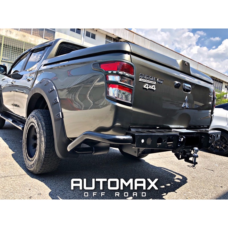 FREE PINTLE HOOK EAGLE 4X4 REAR BULL BAR E30 For triton d max Revo ...