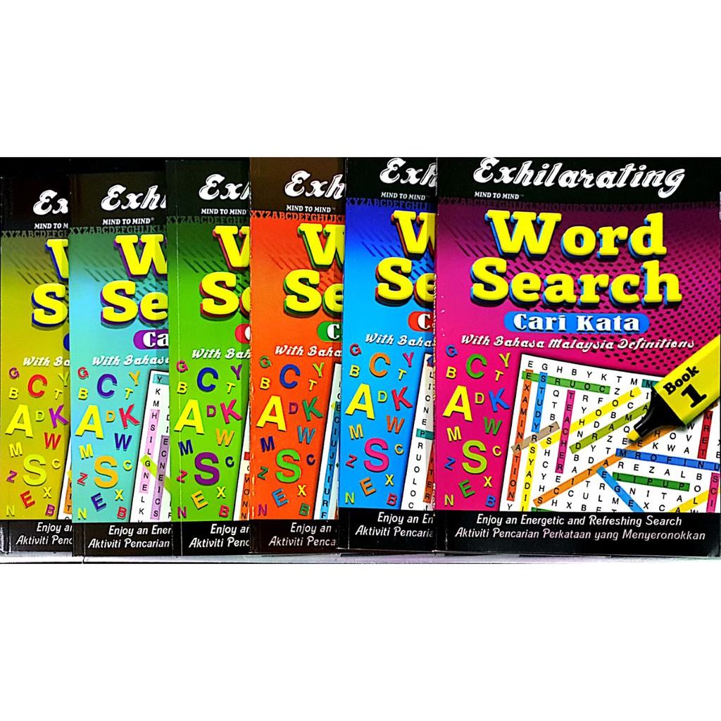 EXHILARATING WORD SEARCH (CARI KATA) - MIND TO MIND | Shopee Malaysia