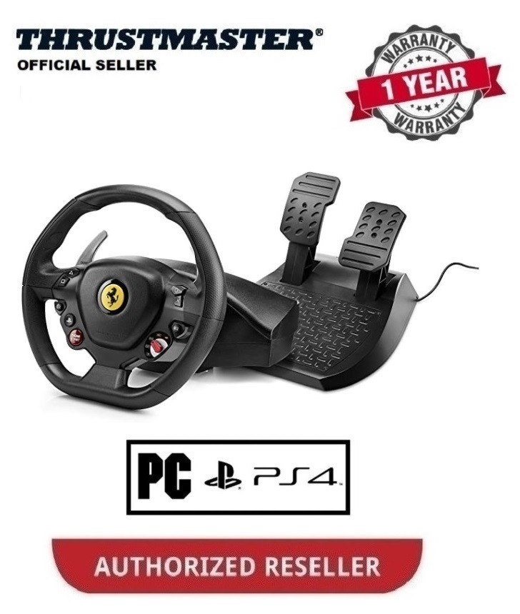 Thrustmaster T80 Ferrari 488 GTB Edition Racing Wheel - PC / PS4 ...
