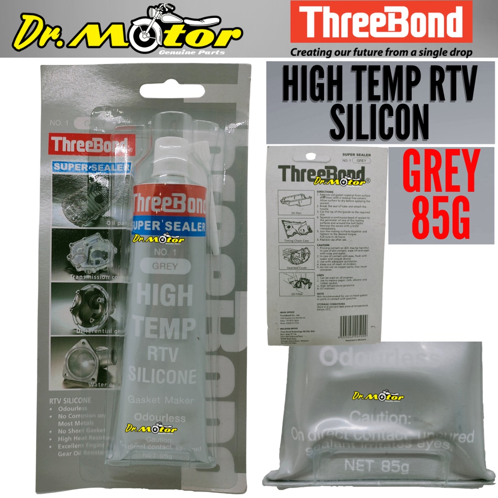 THREEBOND Gum Gam Gasket High Temp Temperature RTV Silicone Engine ...