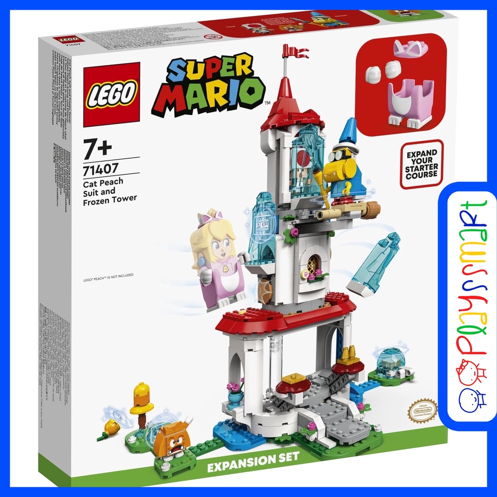 71407 LEGO Super Mario Cat Peach Suit and Frozen Tower Expansion Set ...