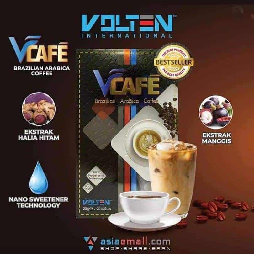 ORIGINAL VCAFE BRAZILIAN ARABICA COFFEE 20sachets x 20g | Shopee Malaysia