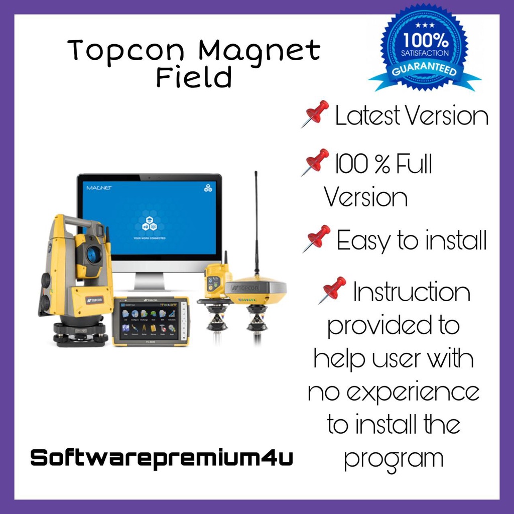 Topcon Magnet Field v4.1.2 (2019)🔥【Full Version】🔥 | Shopee Malaysia