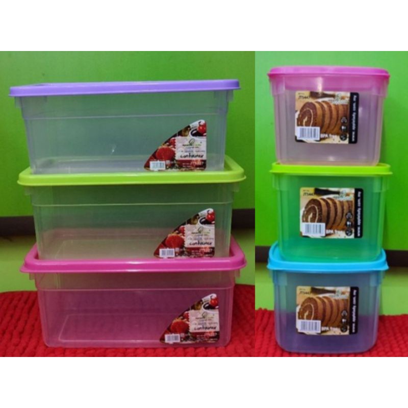 Tupperware/Food Container/Food Storage/Bekas plastik Roti/Bekas Kuih ...