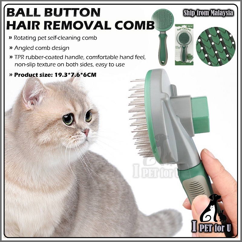 Pet Comb Cat Comb Grooming Dog Comb Grooming Hair Fur Removal Sikat ...