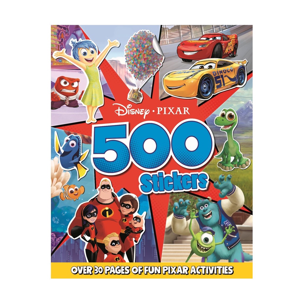 Disney Pixar 500 Stickers Activity Book with activities & puzzles for ...