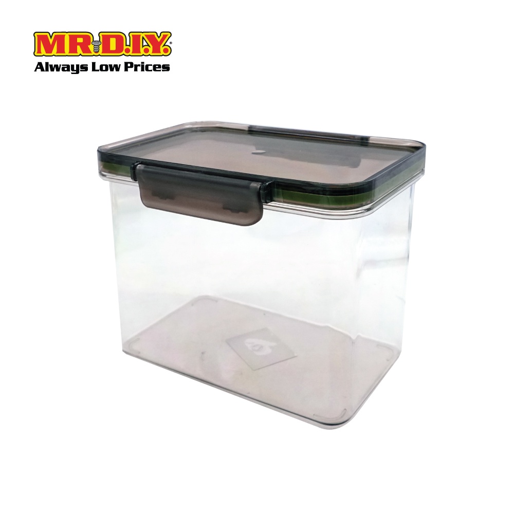 (MR.DIY) Durable Food Container Airtight Silicone Seal Stackable Storage (1.8L) | Shopee Malaysia