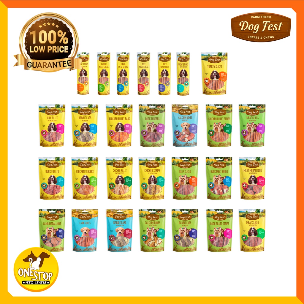 Dog Fest Dog Snacks / Treats 45gm / 55gm / 90gm | Shopee Malaysia