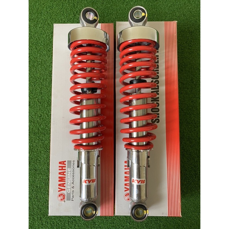 (1PC) YAMAHA RXZ REAR ABSORBER KYB RED SHOCK ABSORBER CATALYZER ...