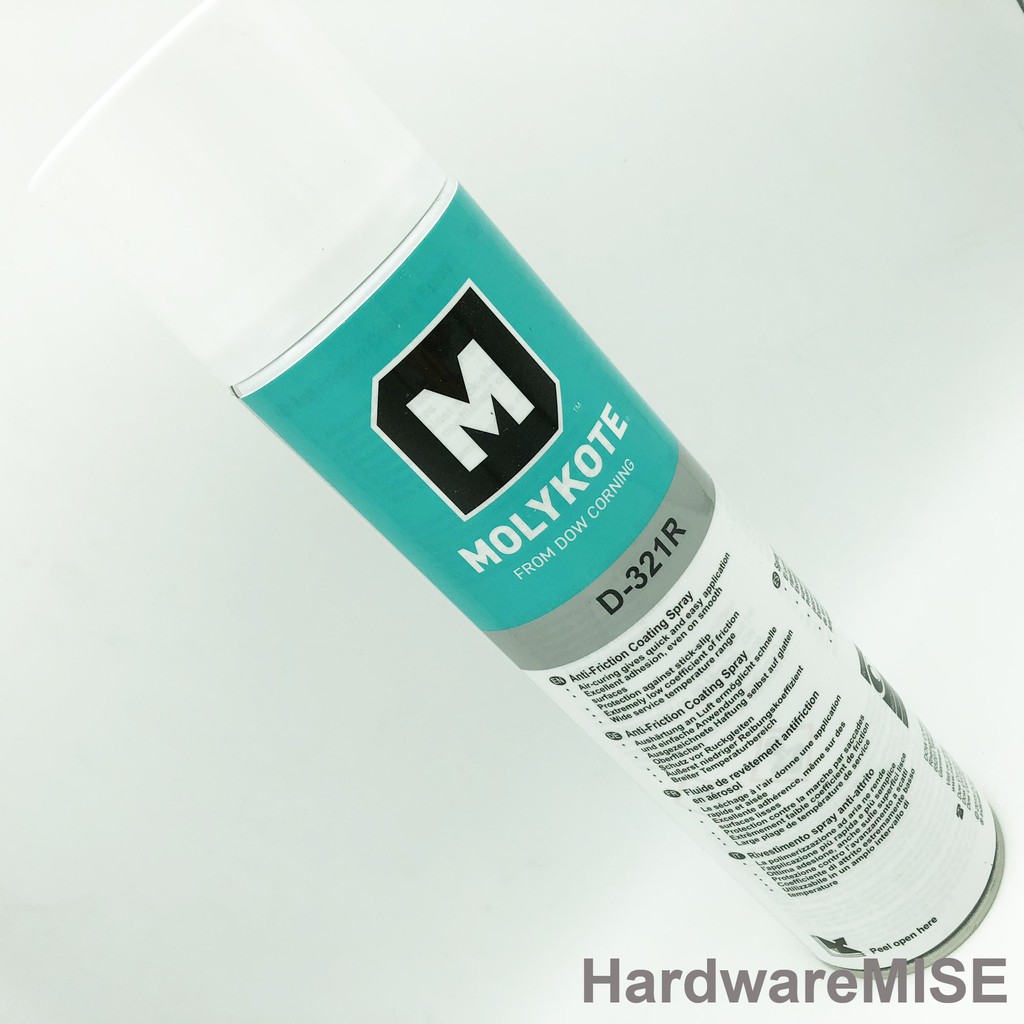 Molykote D-321R Anti Friction Coating Spray 400ml D321R by dow corning ...