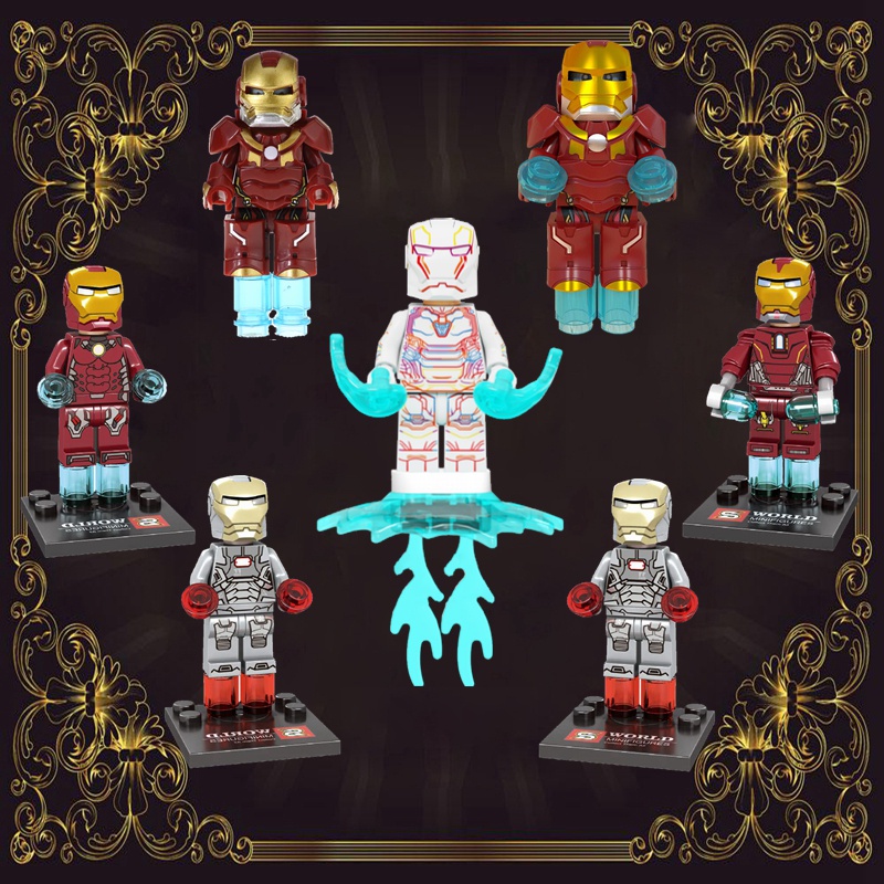 Iron Man Marvel Birthday Gift Education Toys For Children DIY Building ...