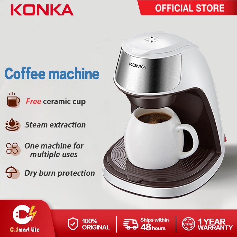 Malaysia 3 plug KONKA American Coffee Machine Automatic Dripping Coffee ...