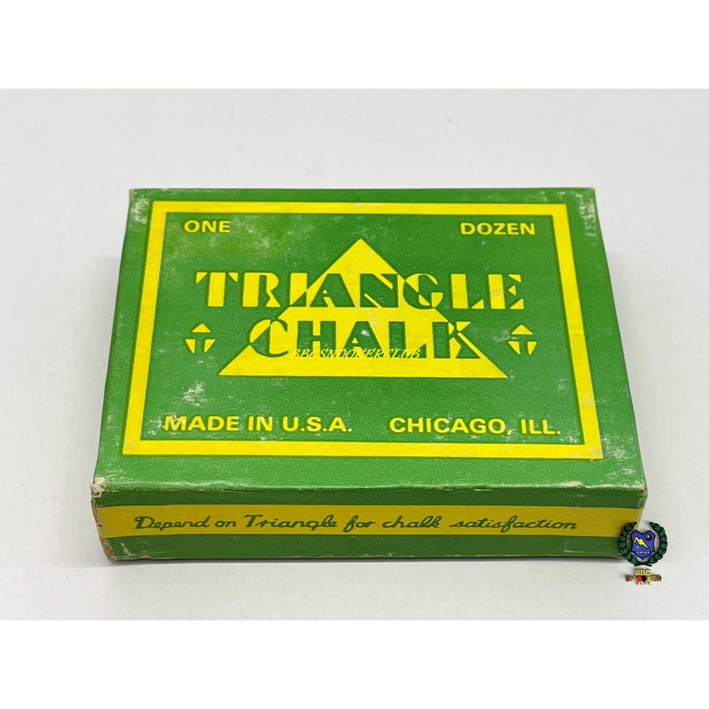 Original USA 🇺🇸 Old Model Triangle Snooker Chalk | Shopee Malaysia