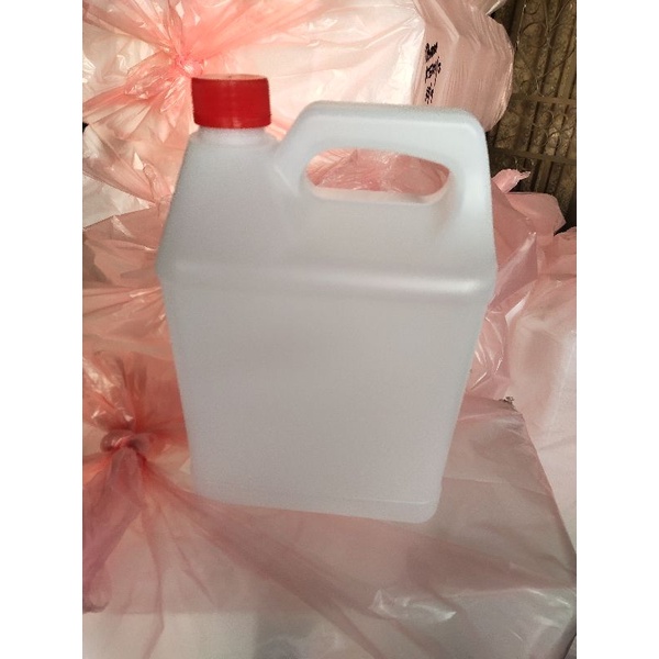 [New] Bottle/Tong 5 Liter HDPE Nature Jerry Can Plastic Full Set ...