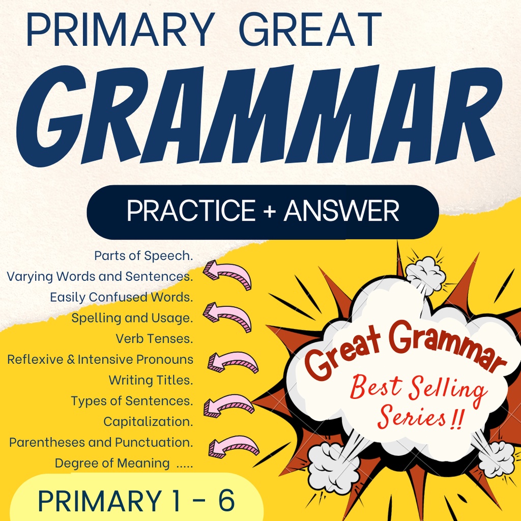 P9 Great Grammar Practice + Answer Primary Grammar Year 1 - Year 6 l ...