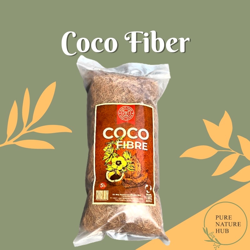 Coco Fiber 5L Cocofibre Sabut Kelapa Medium Tanaman Kebun Bunga ...