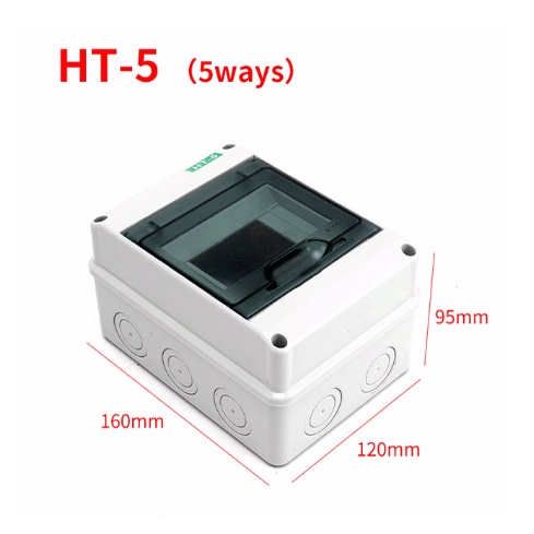 HT-5/8/12/15/18/24 Way Plastic Electrical Distribution Box Waterproof ...