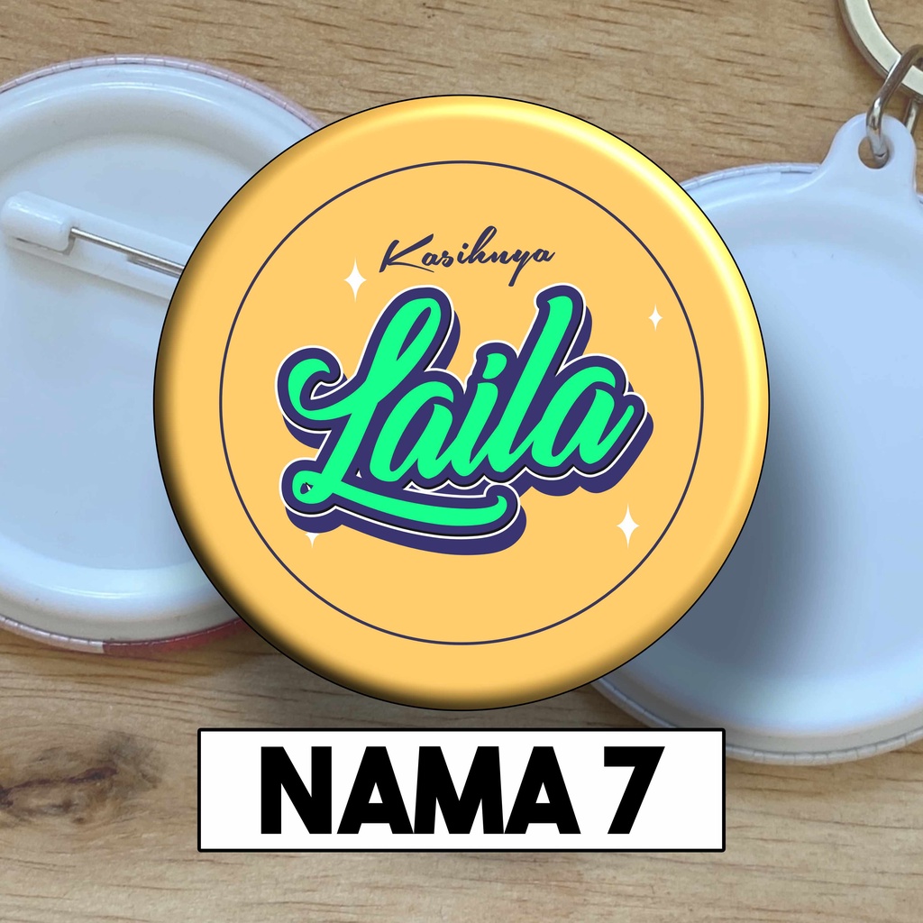 NAMA Button Badge | Keychain (CUSTOM MADE) | Shopee Malaysia