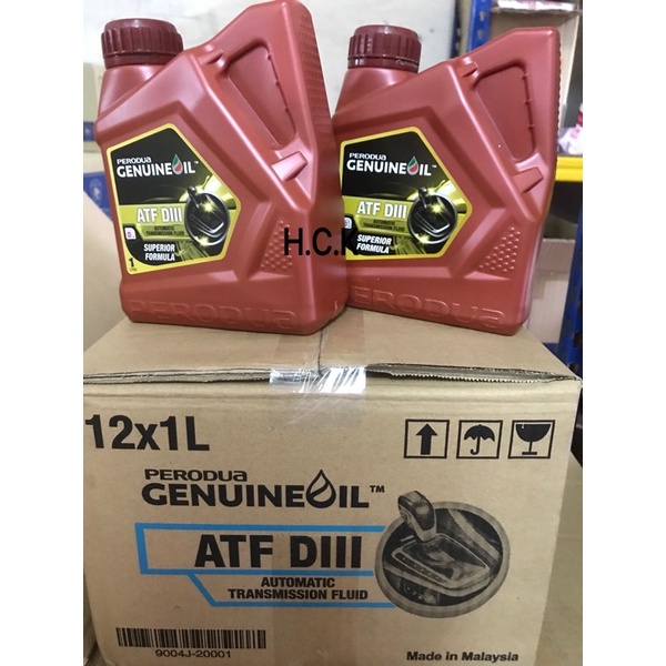 👍🏻NEW PACKING🌟PERODUA AUTOMATIC TRANSMISSION FLUID ATF DIII 1LITER 🎉100 ...