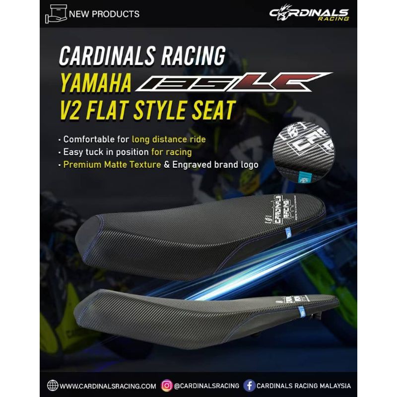 Cardinals Racing Carbon Seat Y15ZR/ LC135/ RS150/ SRL115 FI | Shopee ...