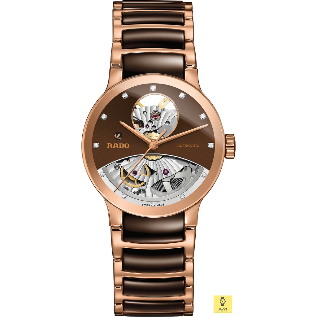 RADO Watch R30248712 / Centrix Automatic Diamonds Open Heart / Women's ...