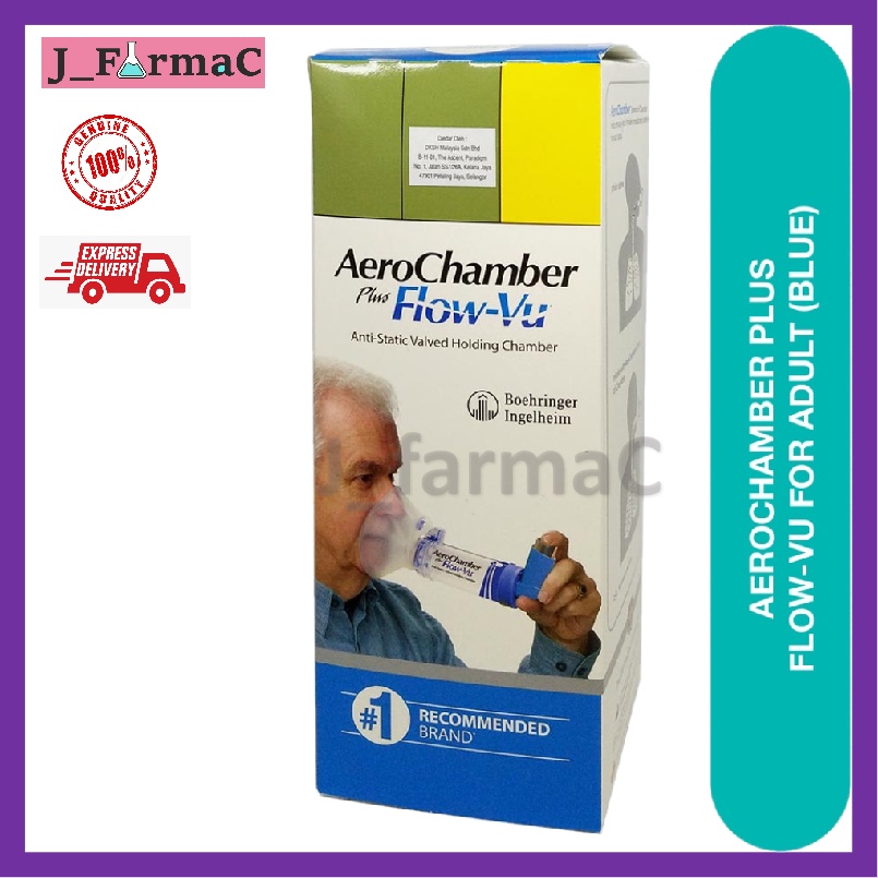 Aerochamber Plus Flow-Vu (Blue) 1's | Shopee Malaysia