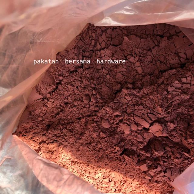 Simen warna. cement colour. Simen merah powder x 1kg | Shopee Malaysia