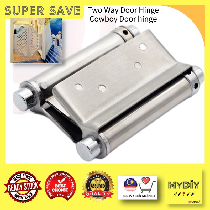 Engsel Pintu Koboi Pintu Dua Hala Stainless Steel Cowboy Hinges Door ...